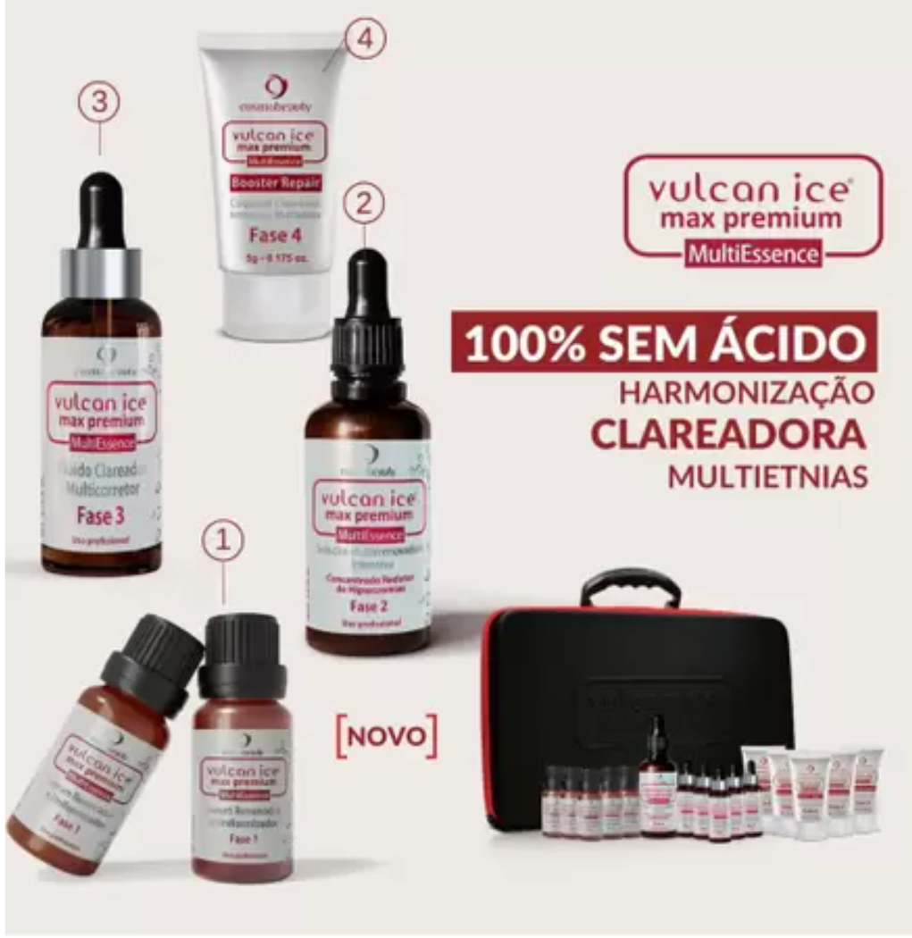 KIT PROFISSIONAL VULCAN ICE MULTIESSENCE MELASMA Cosmobeauty – Derma ...