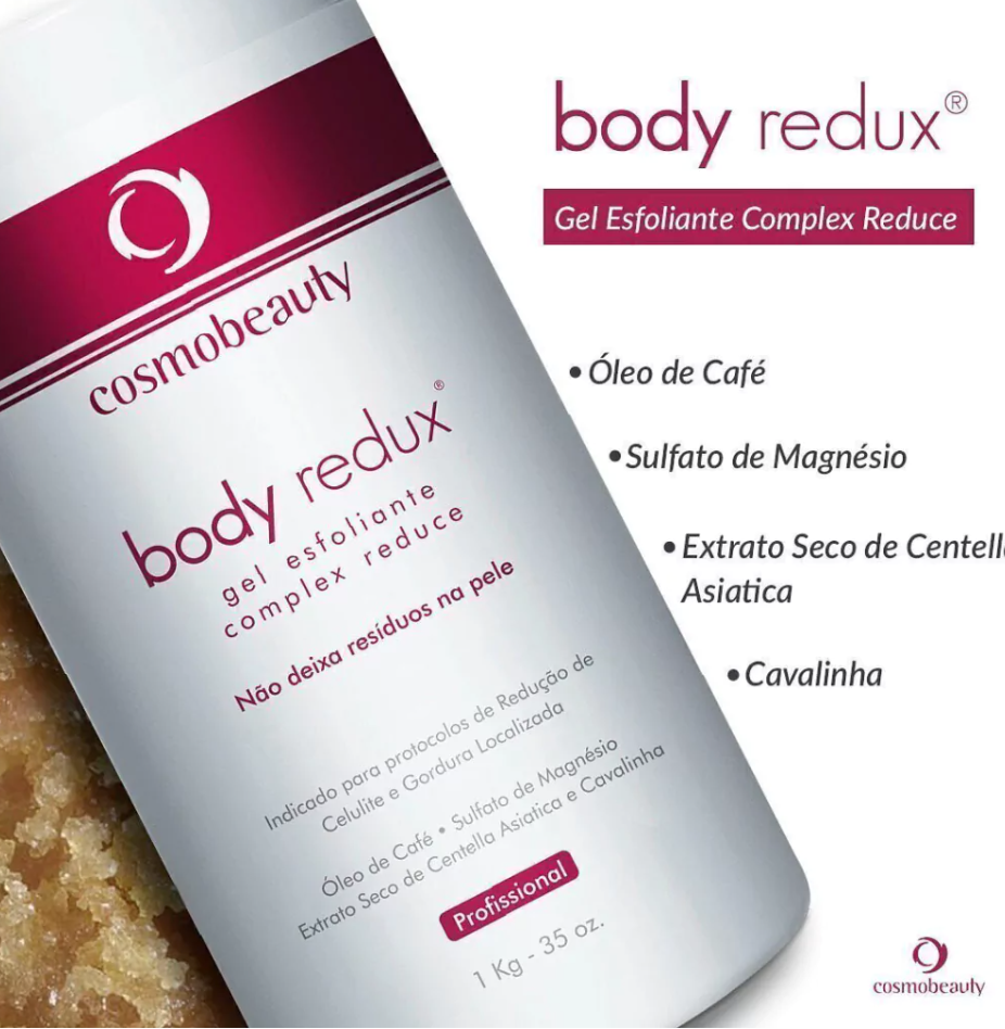 Body Redux Gel Exfoliante Complex Reduce Profissional 1k COSMOBEAUTY ...